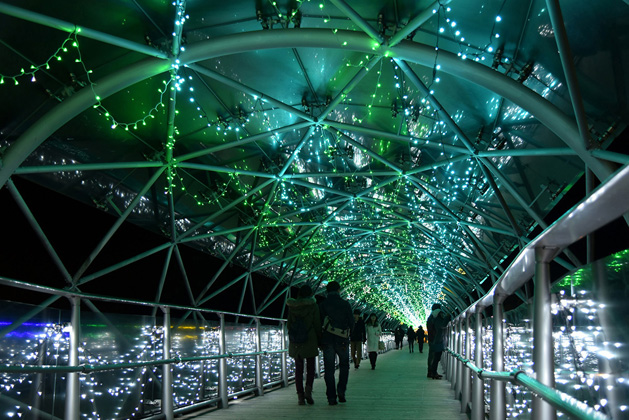 Tottori Prefectural Flower Park, Hanakairo Flower Illumination ...
