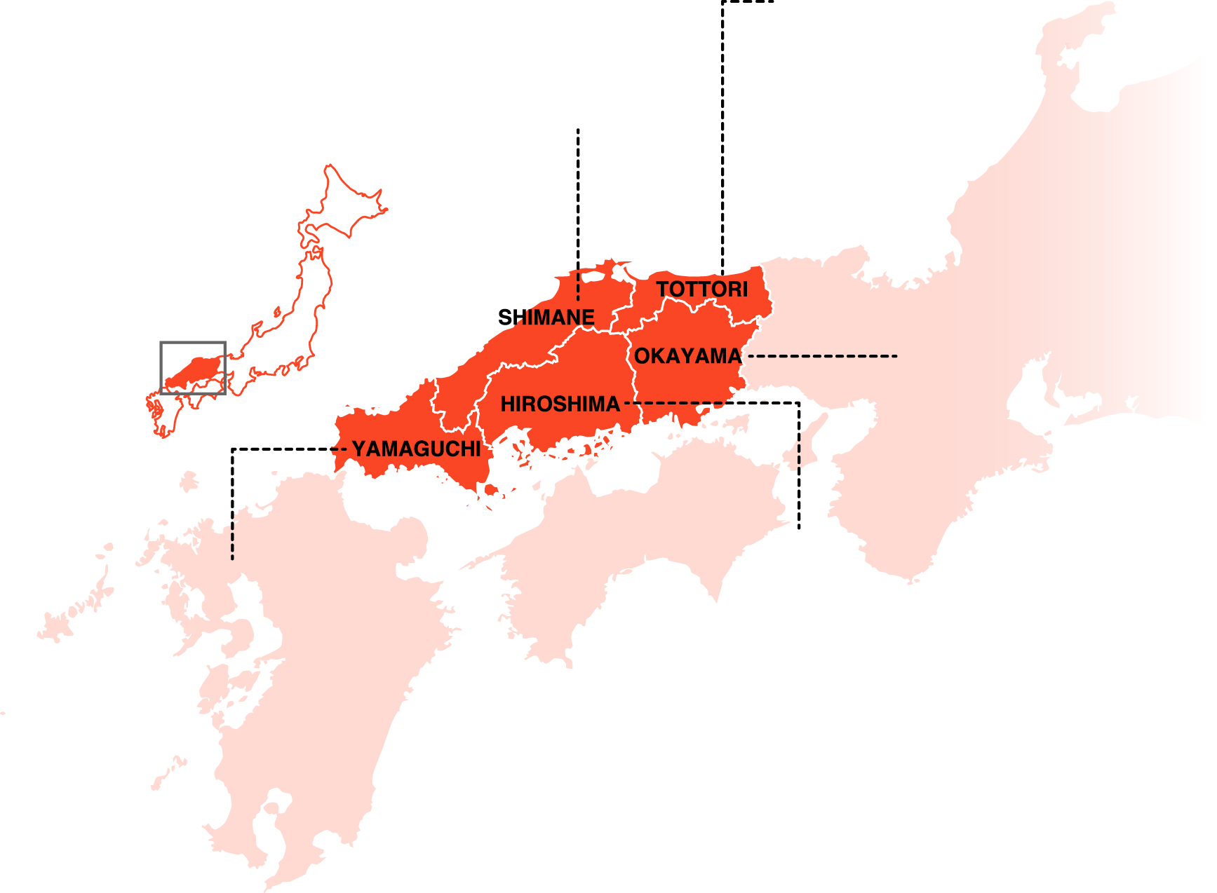 About this region – Chugoku Region Tourism Guide